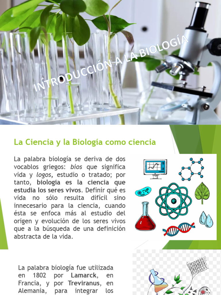 Tema 1 Introducción a la Biología | PDF | Biotecnología | Biología