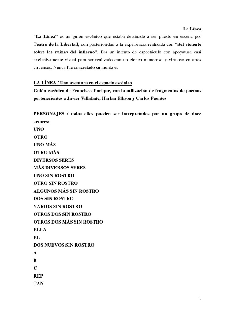 La Línea | PDF