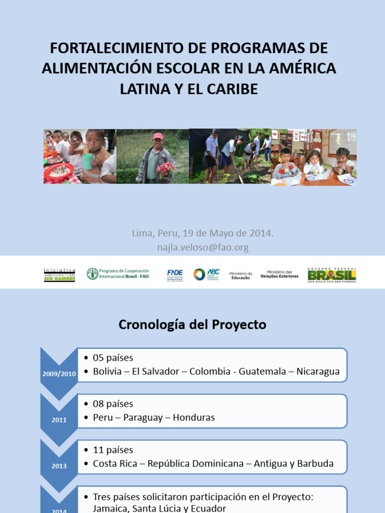 Najla Veloso Fortalecimiento Programas Alimentacion Escolar en LAC | PDF | Agricultura | Honduras