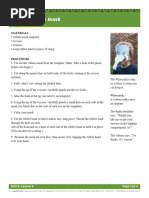 Bluey Paper Mask Template | PDF