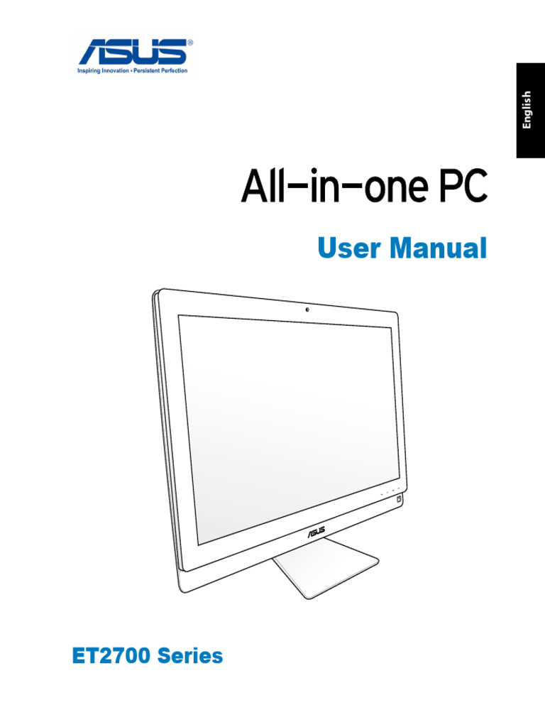 ASUS ET2700 Manual | PDF | Usb | Hdmi