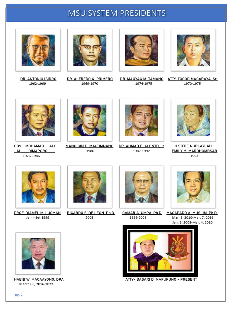 Msu System Presidents | PDF