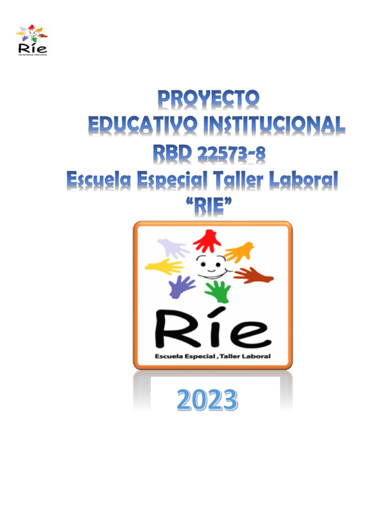 Proyecto Educativo RIE | PDF | Evaluación | Aprendizaje