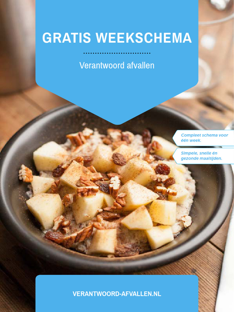 Dieet Weekschema | PDF