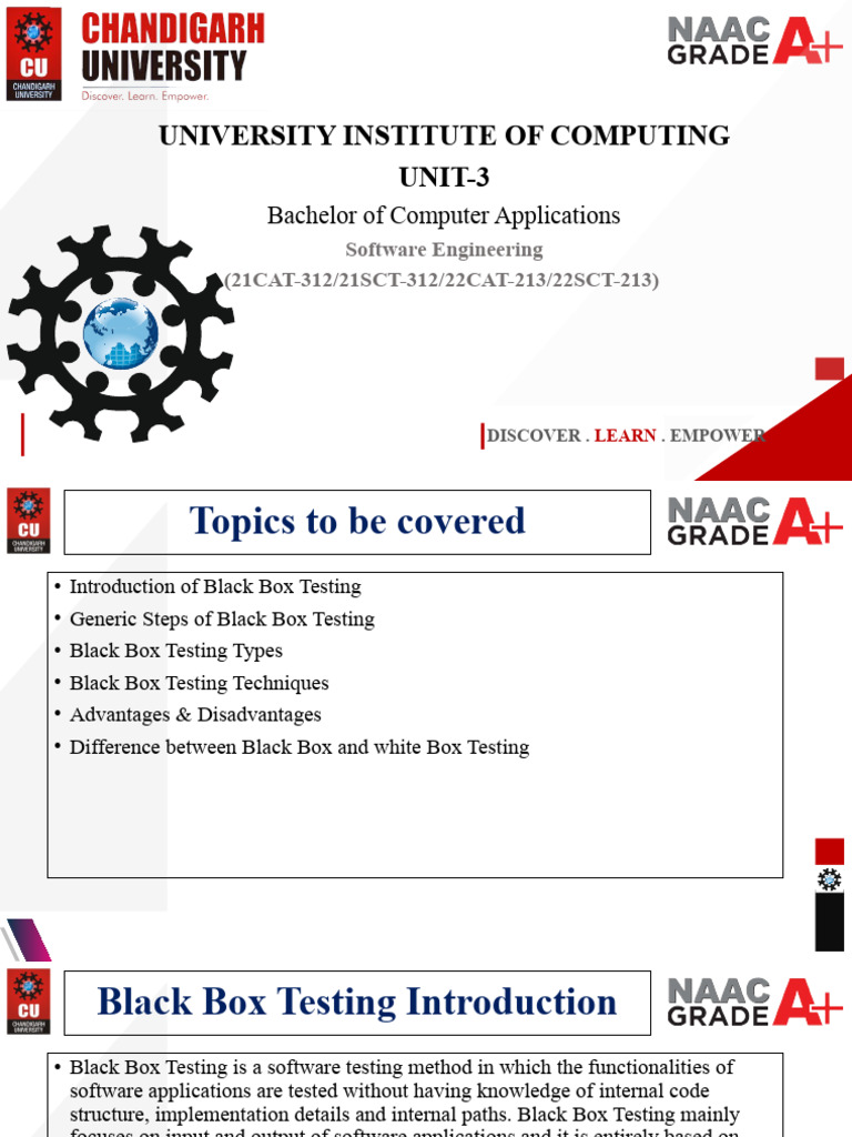 Lecture 3 3 4 Black Box Testing Download Free Pdf Software Testing Information Science