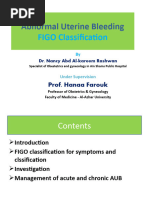 FIGO 2018 AUB Classification Update | PDF | Mammal Female Reproductive ...