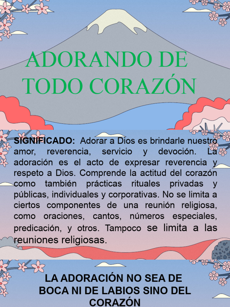 Adorando de Todo Corazón | PDF | Salmos | Creencia religiosa y doctrina