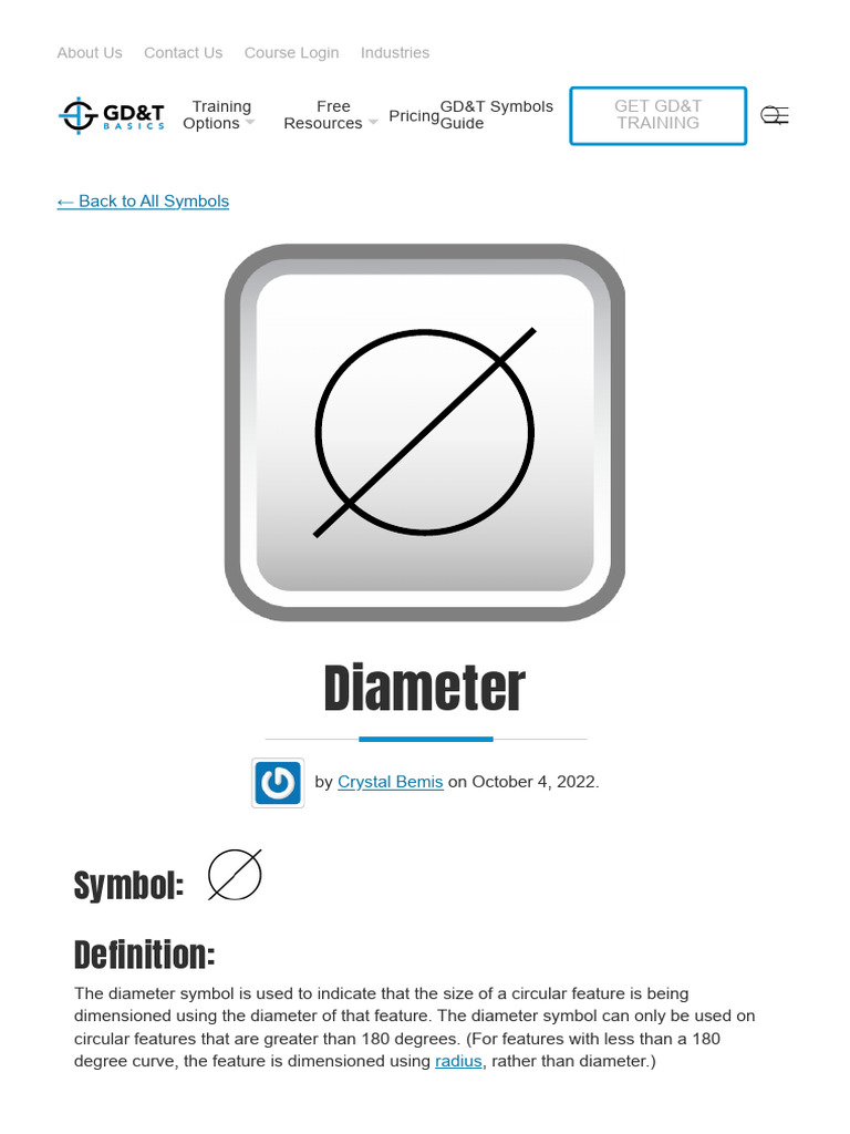 Diameter | PDF