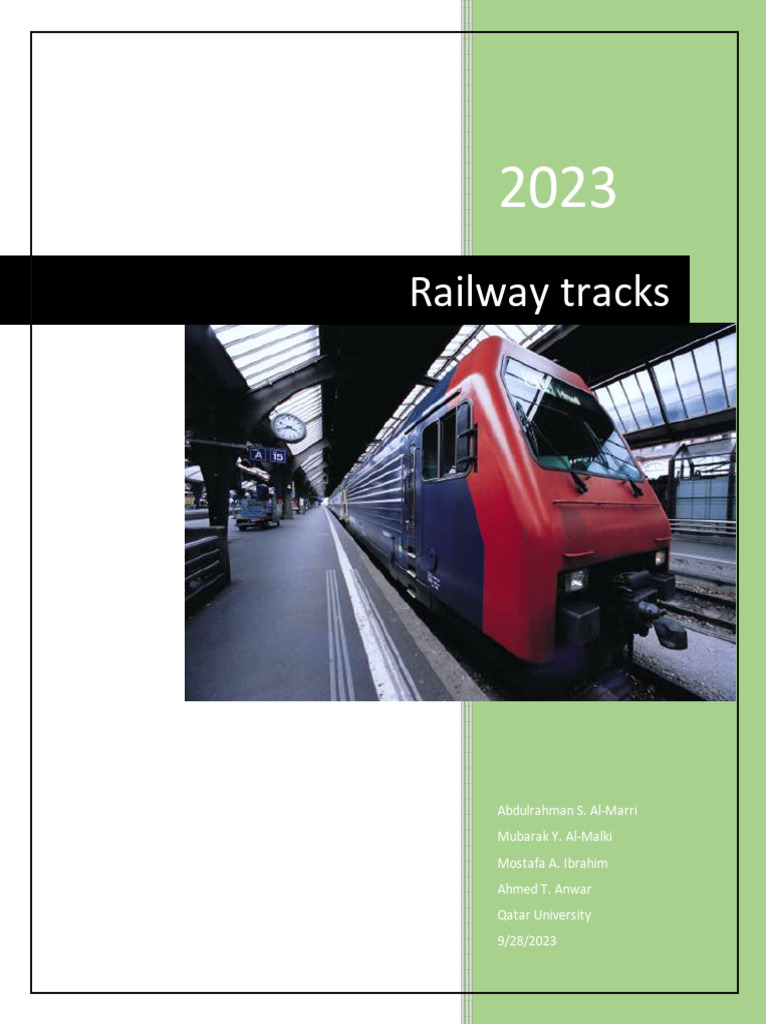 Railway | PDF | Geotechnical Engineering | Concrete