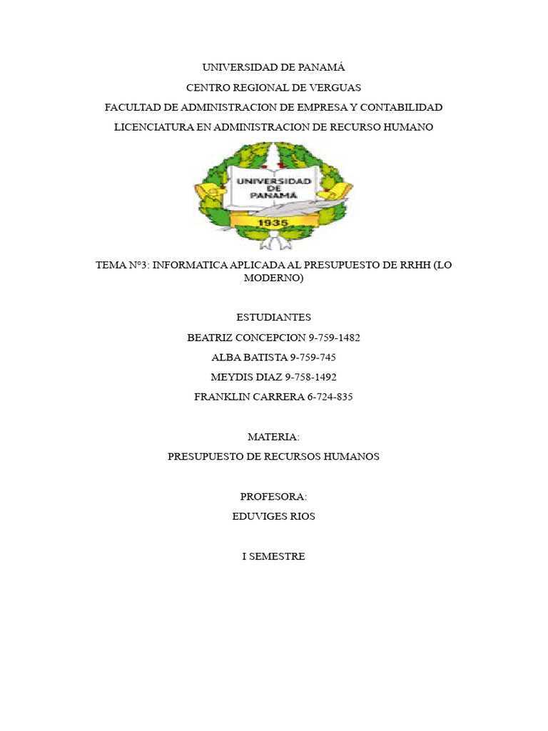 Trabajo Grupal Presupuesto | PDF | Negocios | Informática