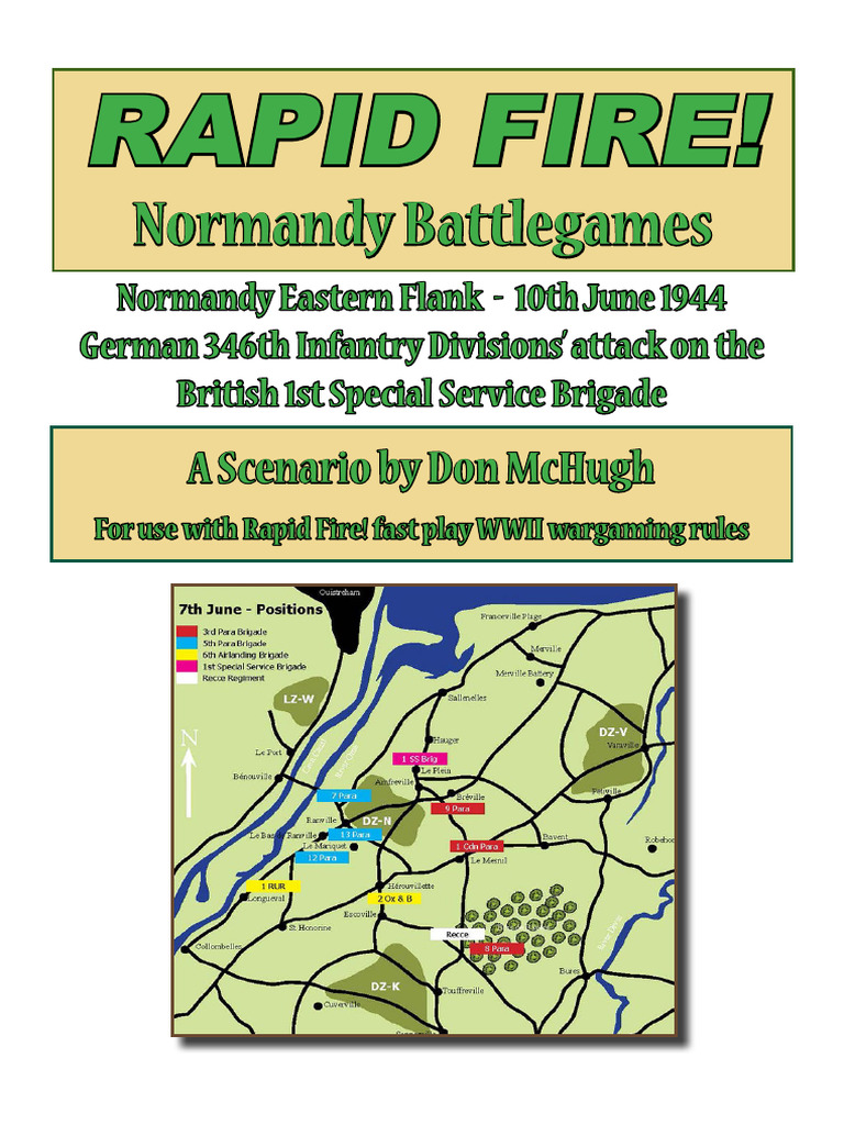 Normandy Eastern Flank Battle Overview | PDF | Normandy Landings | Regiment