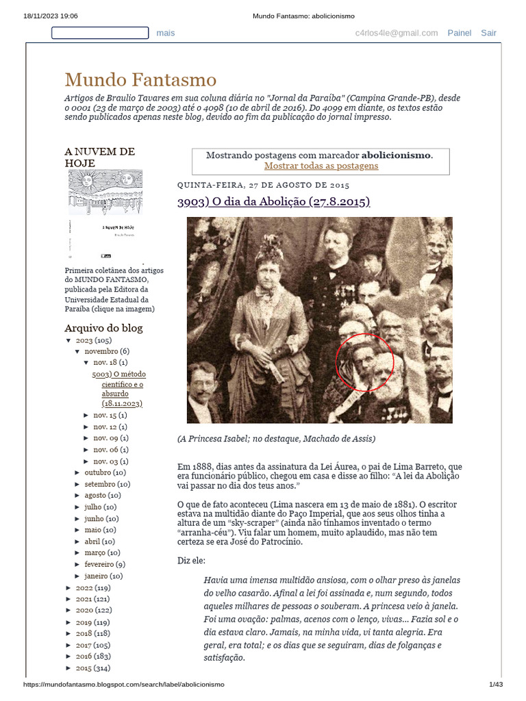 Mundo Fantasmo - Abolicionismo | PDF