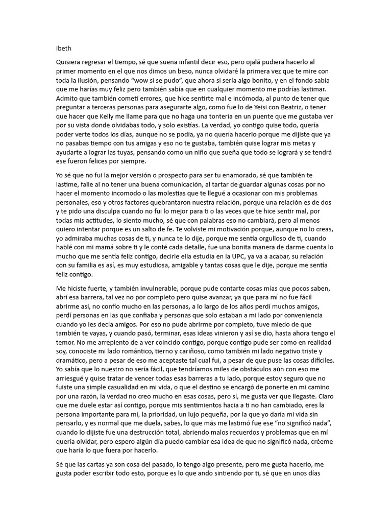 Ibeth | PDF | Salud y bienestar | Poesía