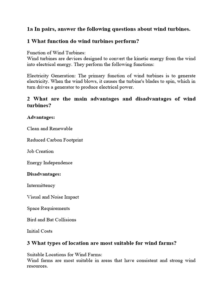 English Class About Energy | PDF | Wind Turbine | Electric Generator