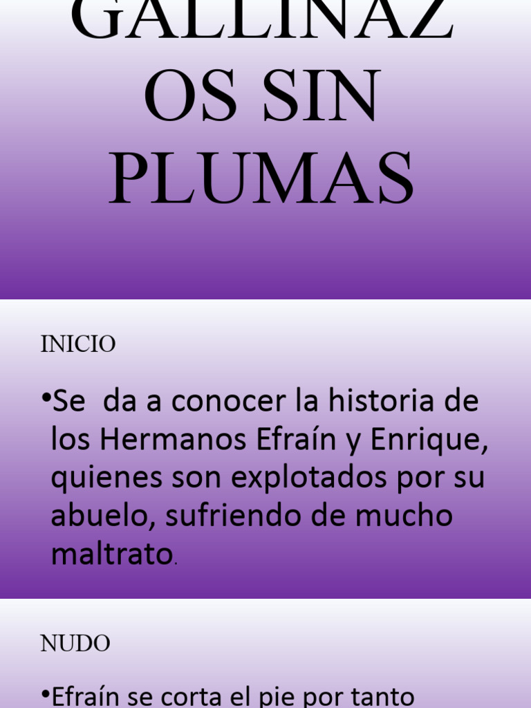 Gallinazos Sin Plumas | PDF