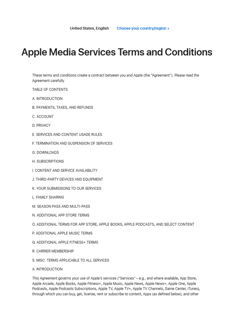 Legal - Apple Media Services - Apple | PDF | I Cloud | Mobile App
