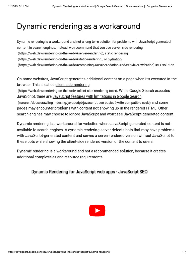 Dynamic Rendering as a Workaround _ Google Search Central ...