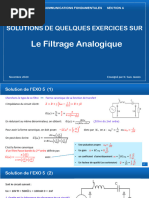 FM 17 Formes Canoniques | PDF | Filtre (électronique) | Filtre passe-bas