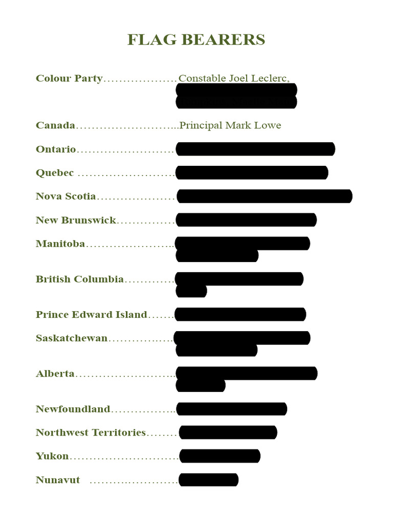 Remembrance Day Program 2023 | PDF | Traditions