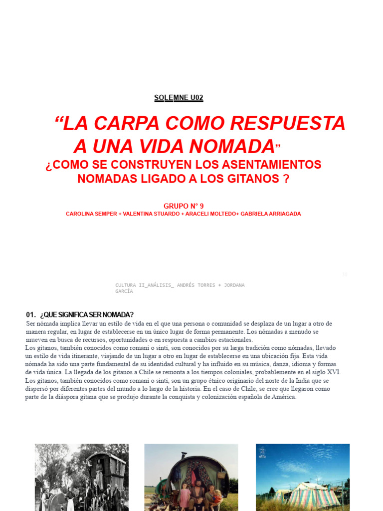 GITANOS | PDF | Pueblo romaní | Nómada