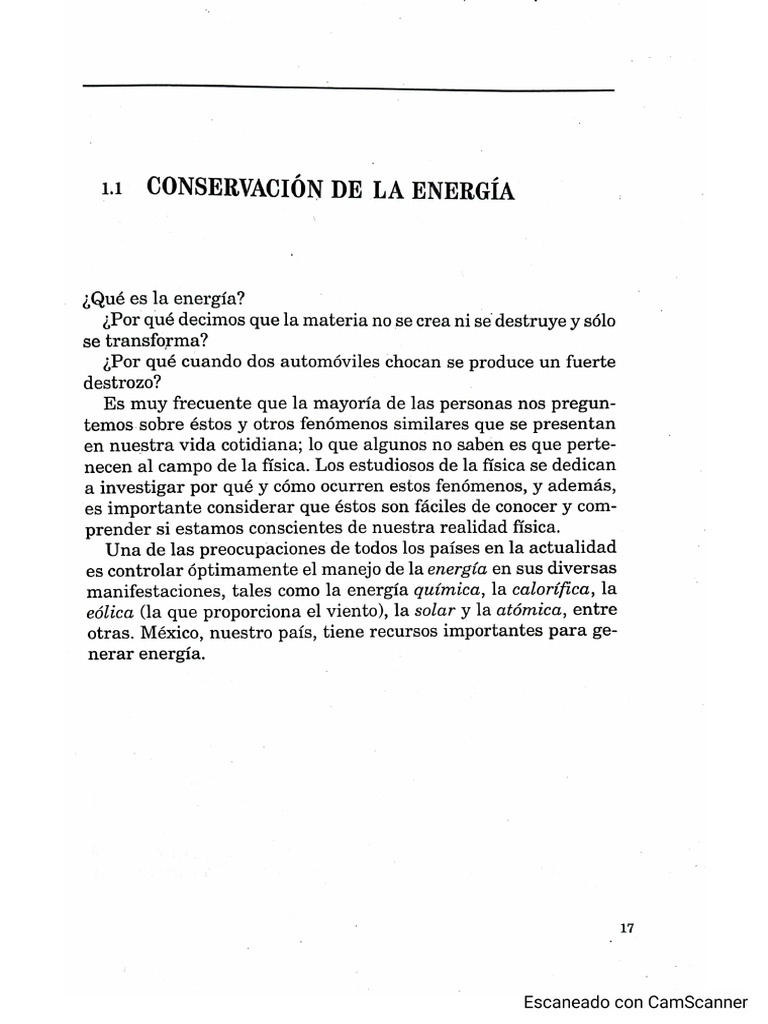 Conservacion Energia | PDF