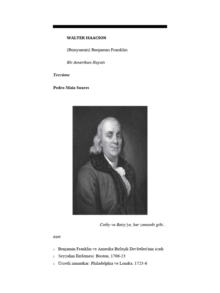 Benjamin Franklin Walter Isaacson PDF | PDF