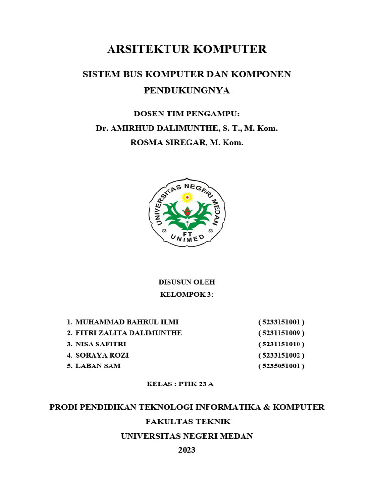 Sistem Bus Komputer dan Fungsinya | PDF