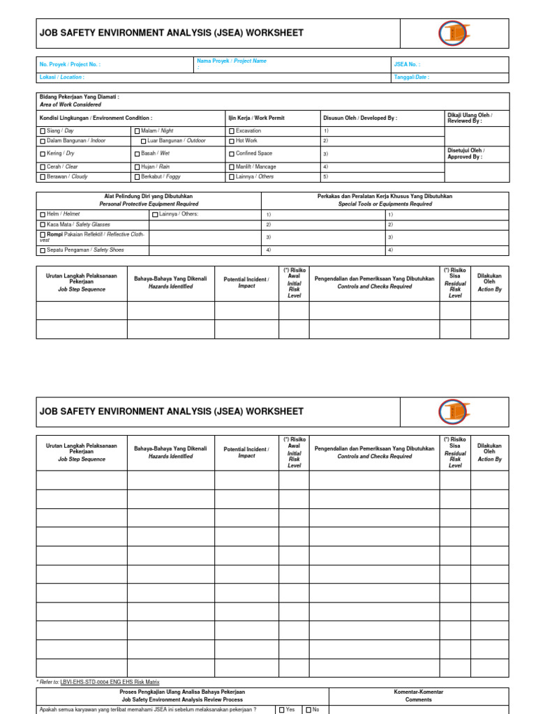 Jsa Form | PDF