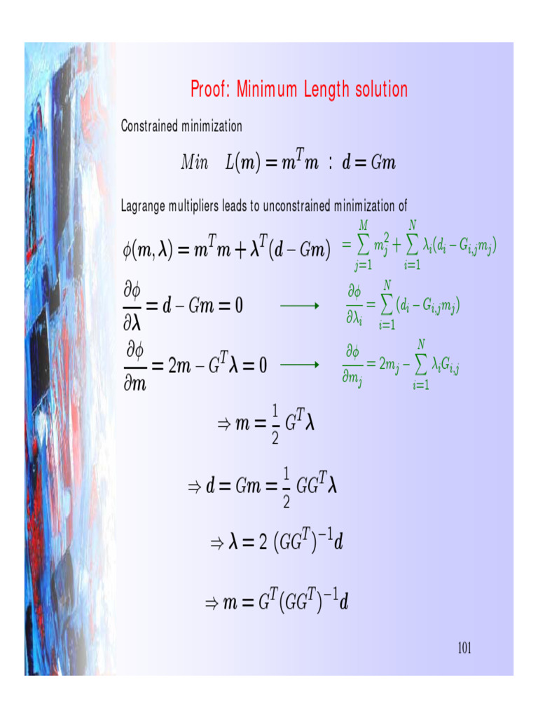 Lecture 4 | Download Free PDF | Matrix (Mathematics) | Least Squares