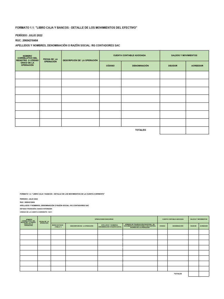 Caso Practico de Libro Caja y Bancos | PDF | Business | Bancos