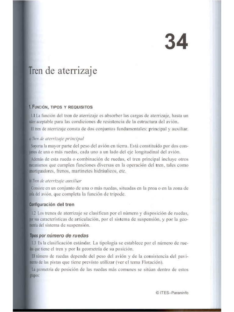 Tren de Aterrizaje (Aeronáutica) | PDF