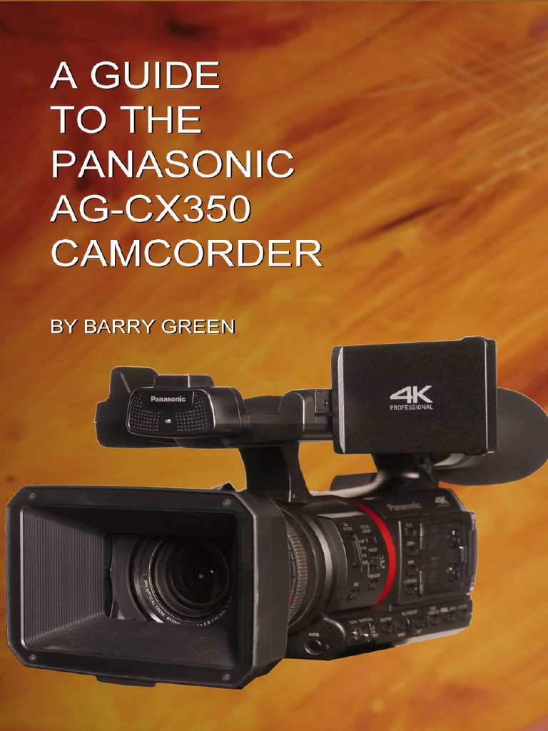 AG-CX350 Camera User Manual | PDF | Hdmi | Computer Network