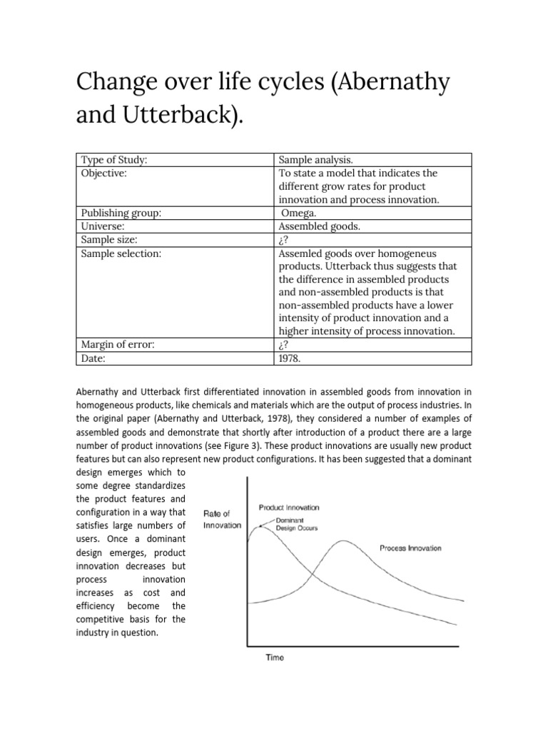 Change Over Life Cycles | PDF