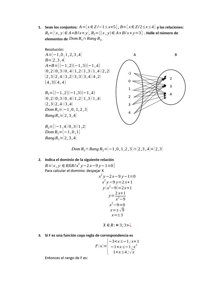 Relaciones Binarias - COMPLEMENTO | PDF | Matemáticas | Conceptos matemáticos