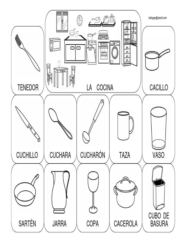 Objetos de La Cocina | PDF | Cocina, comidas y vino