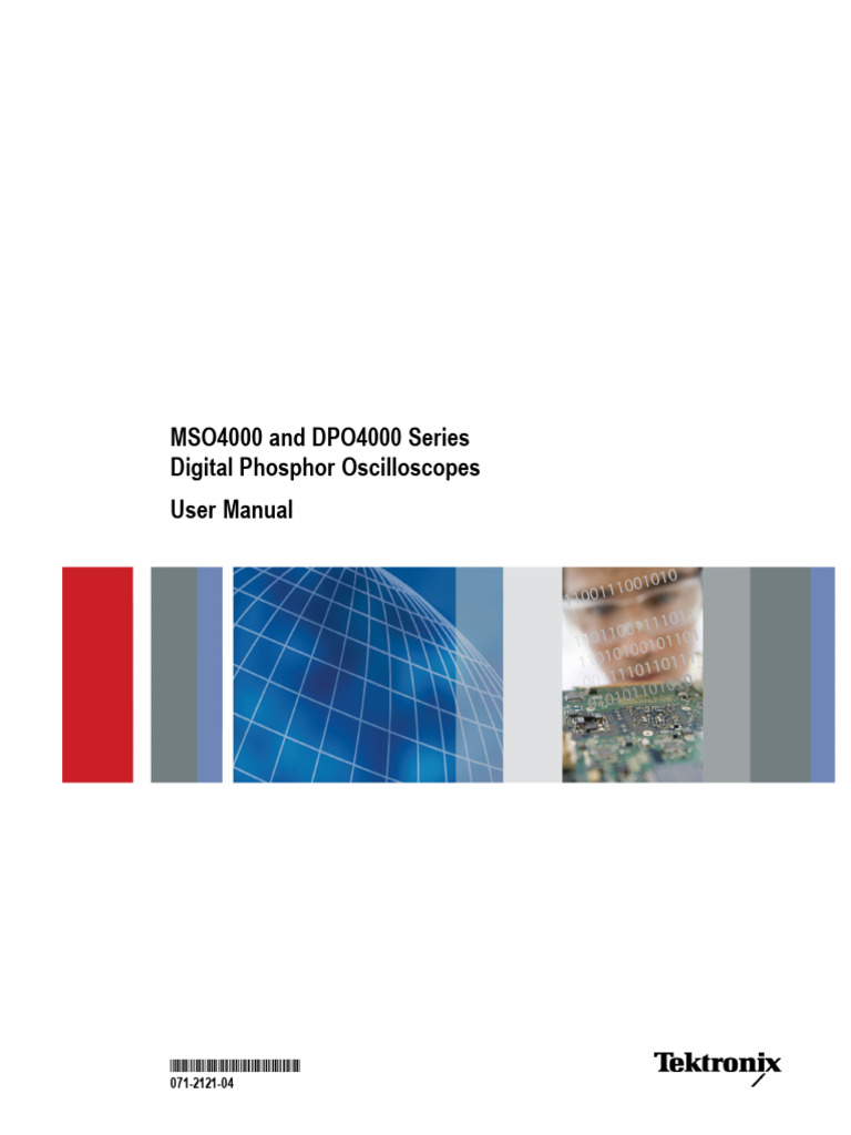 MSO4000 and DPO4000 Series Digital Phosphor Oscilloscopes User Manual ...