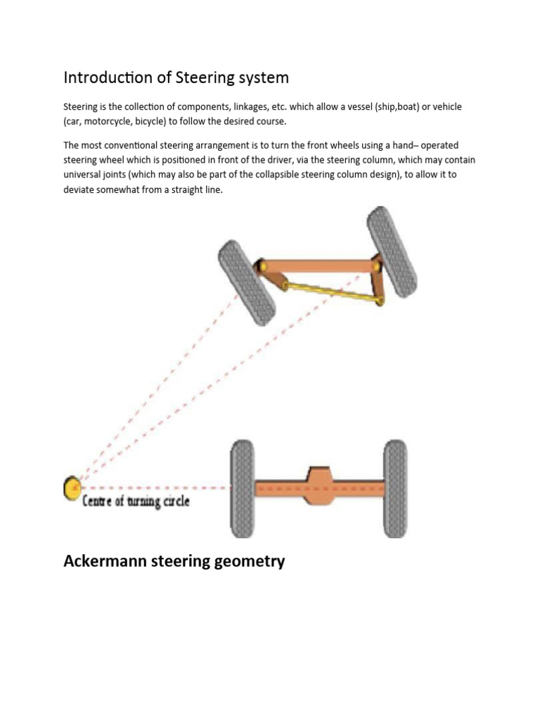 AE Unit 2 Steering and Suspension System Notes | PDF | Steering | Axle