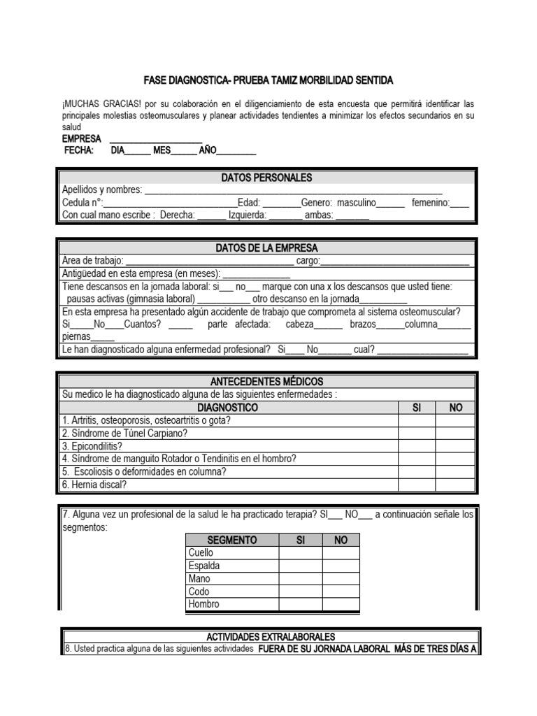 Encuesta Morbilidad Sentida 2015 | PDF | Epidemiología | Especialidades ...
