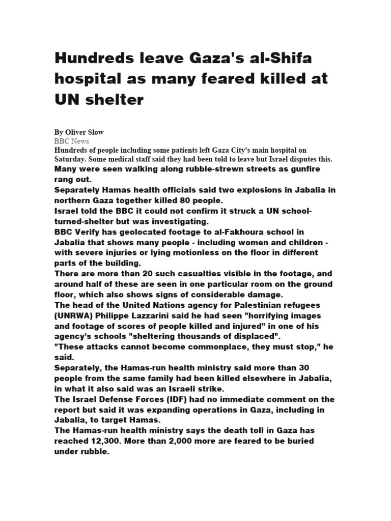 Hundreds Leave Gaza | PDF | Gaza Strip | Unrwa Hundreds Leave Gaza | PDF | Gaza Strip | Unrwa
