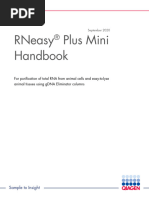 RNeasy Mini Kit Protocol Overview | PDF