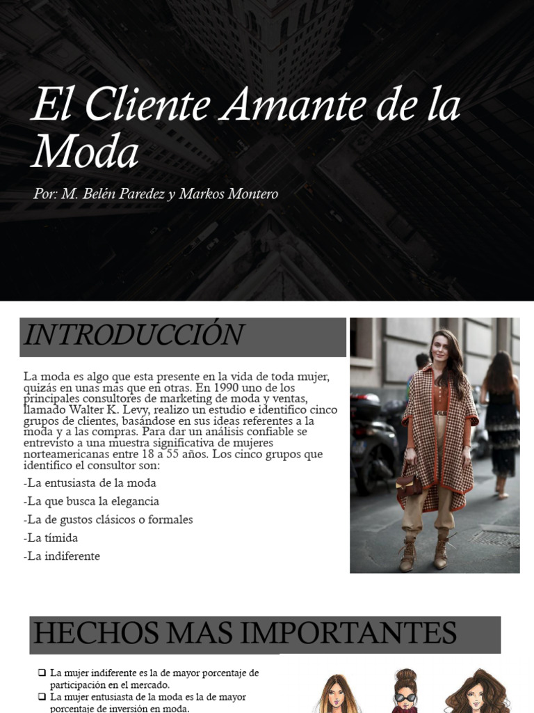 El Cliente Amante de La Moda | PDF | Marketing | Moda