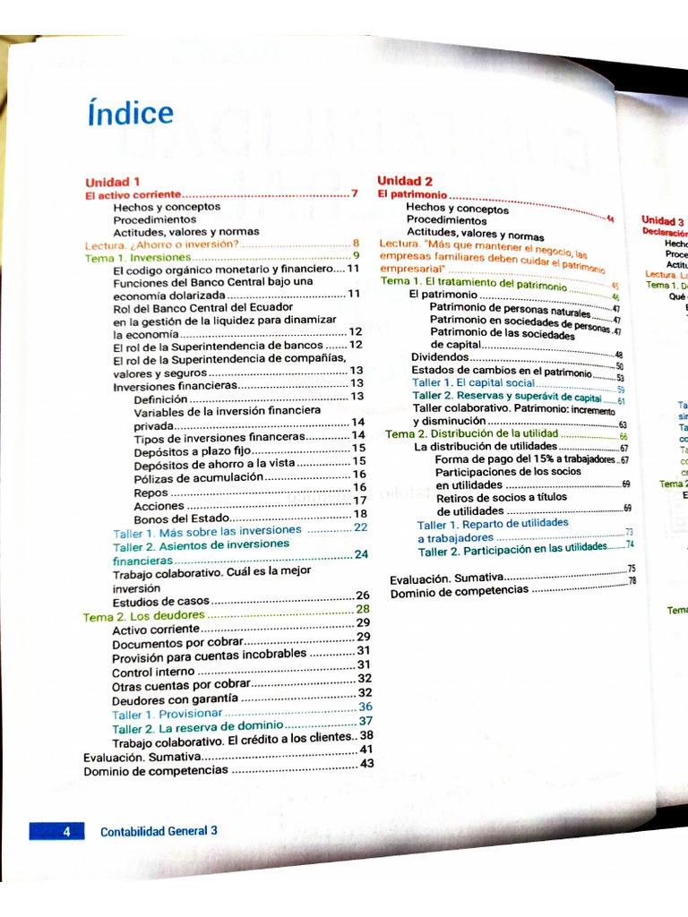 Libro Tercero Contabilidad General | PDF