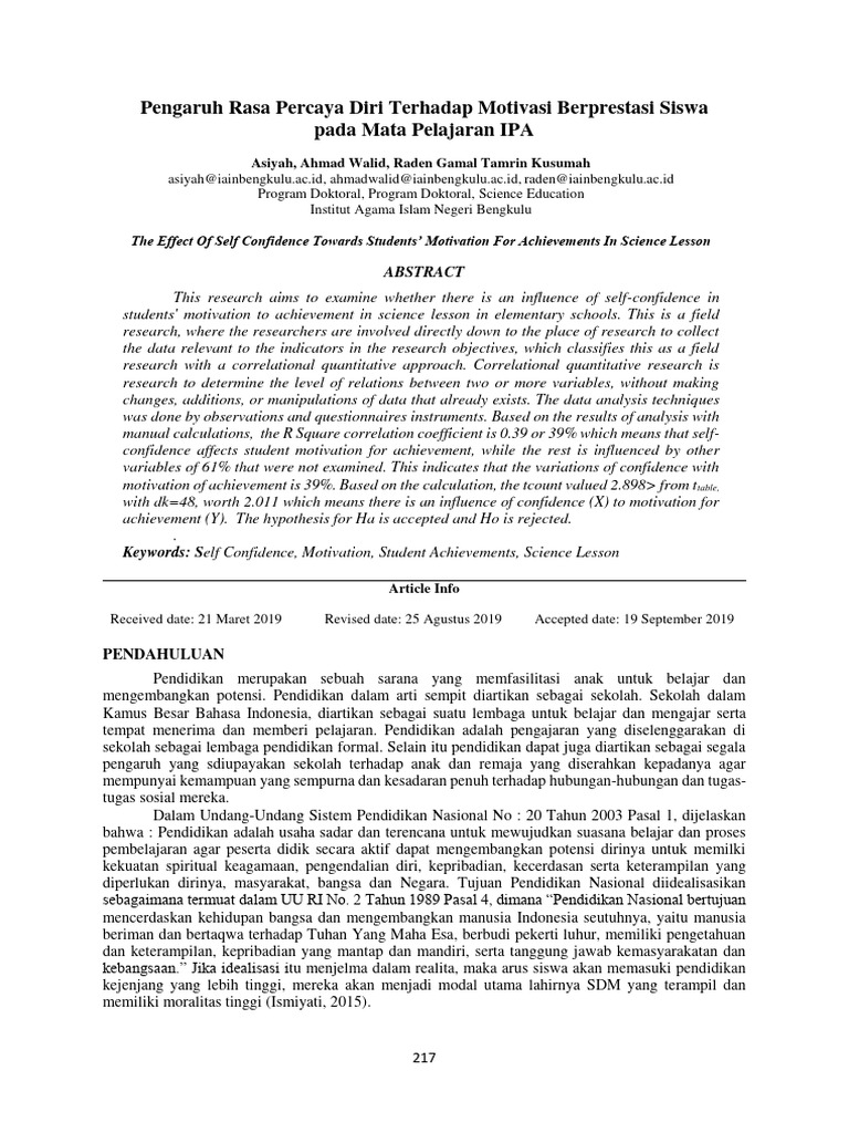 Jurnal Albert Bandura | PDF | Cognition | Science