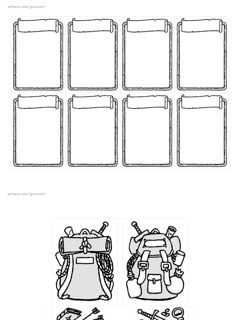 Jp Coovert Magic Item Card Template Pdf