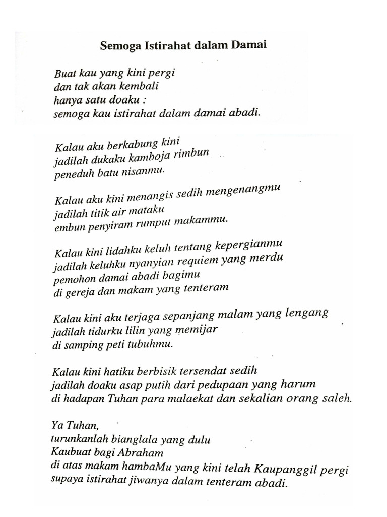Puisi Ayah | PDF