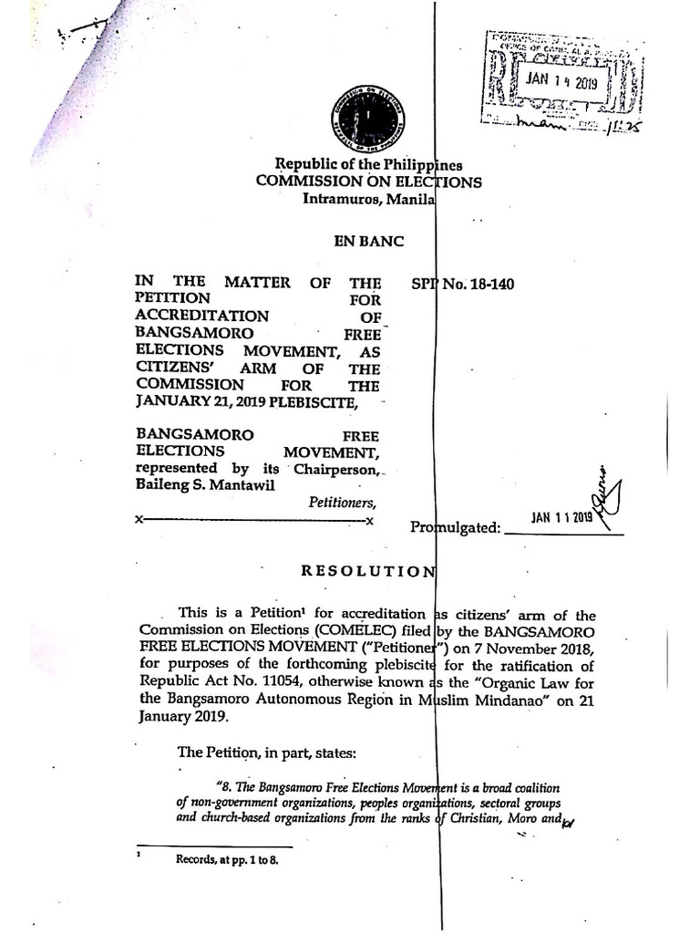 Annex A BFEM Granted 2019 | PDF