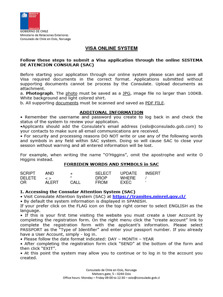 Visa Online System | PDF | Travel Visa | Passport