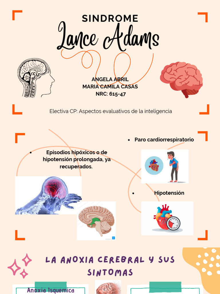 Sindrome Lance Adams - Escalas de Inteligencia | PDF | Hipoxia (médica ...