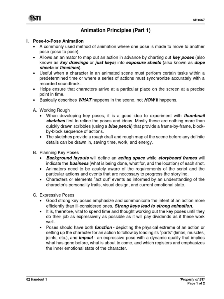 02 Handout 1 | PDF | Animation