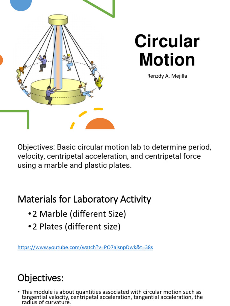 Circular Motion For Student | PDF | Acceleration | Rotation Around A Fixed Axis